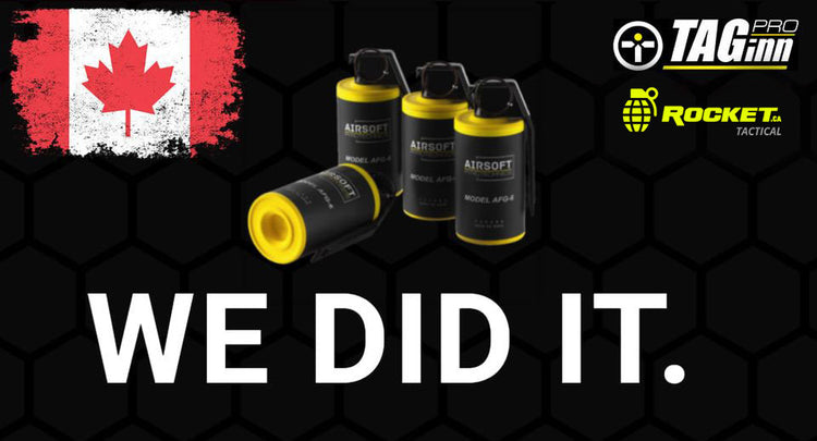 Buy TAGinn Grenades in Canada – Rocket Tactical PRO